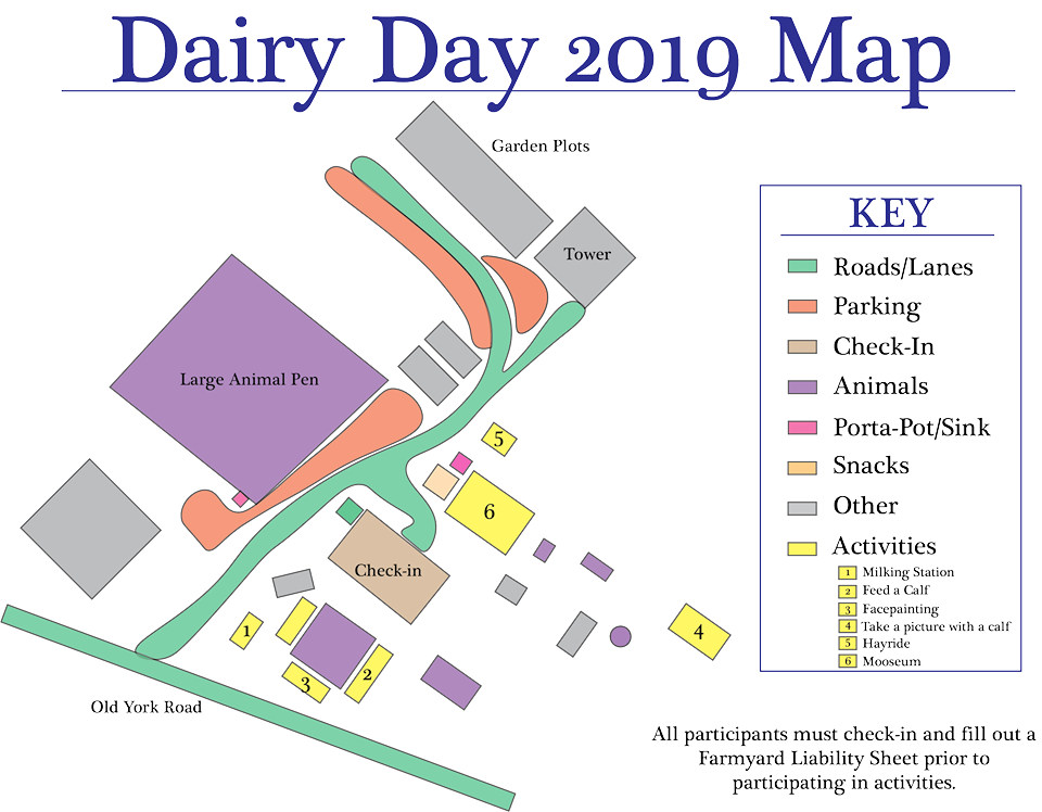 dairy-day-map | The Farmyard